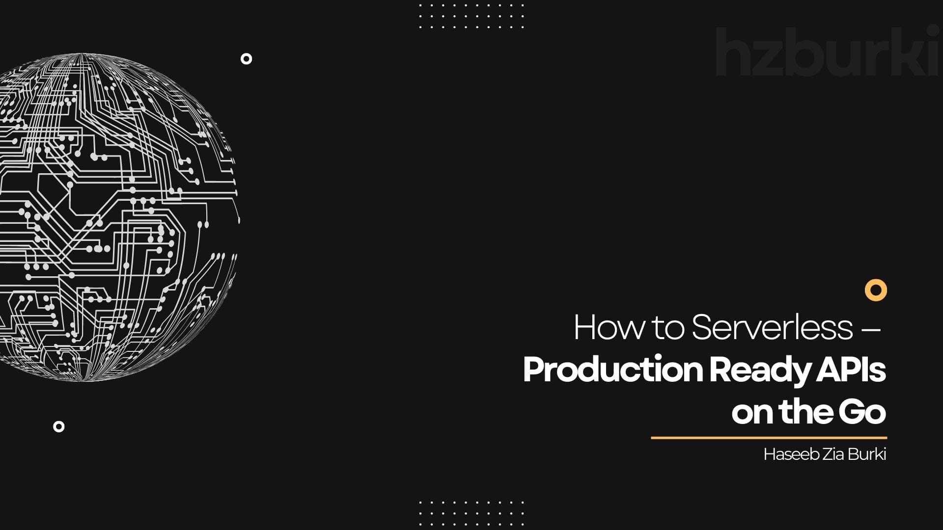 Cómo hacer Serverless: APIs listas para producción sobre la marcha – Idea Mappers